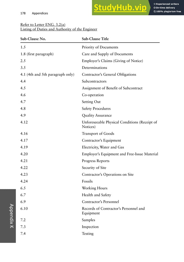Appendix K Model Letters For Use By The Engineer | PDF | Business | Business and Finance