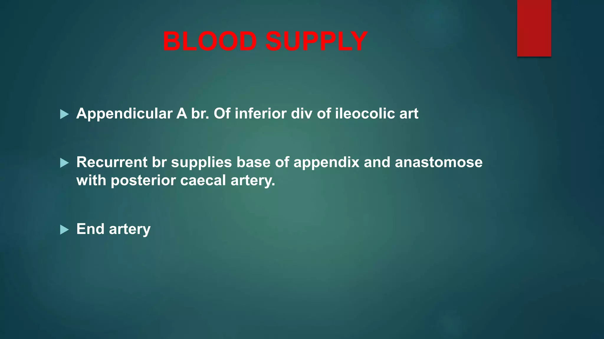 Anatomy of appendix | PPTX