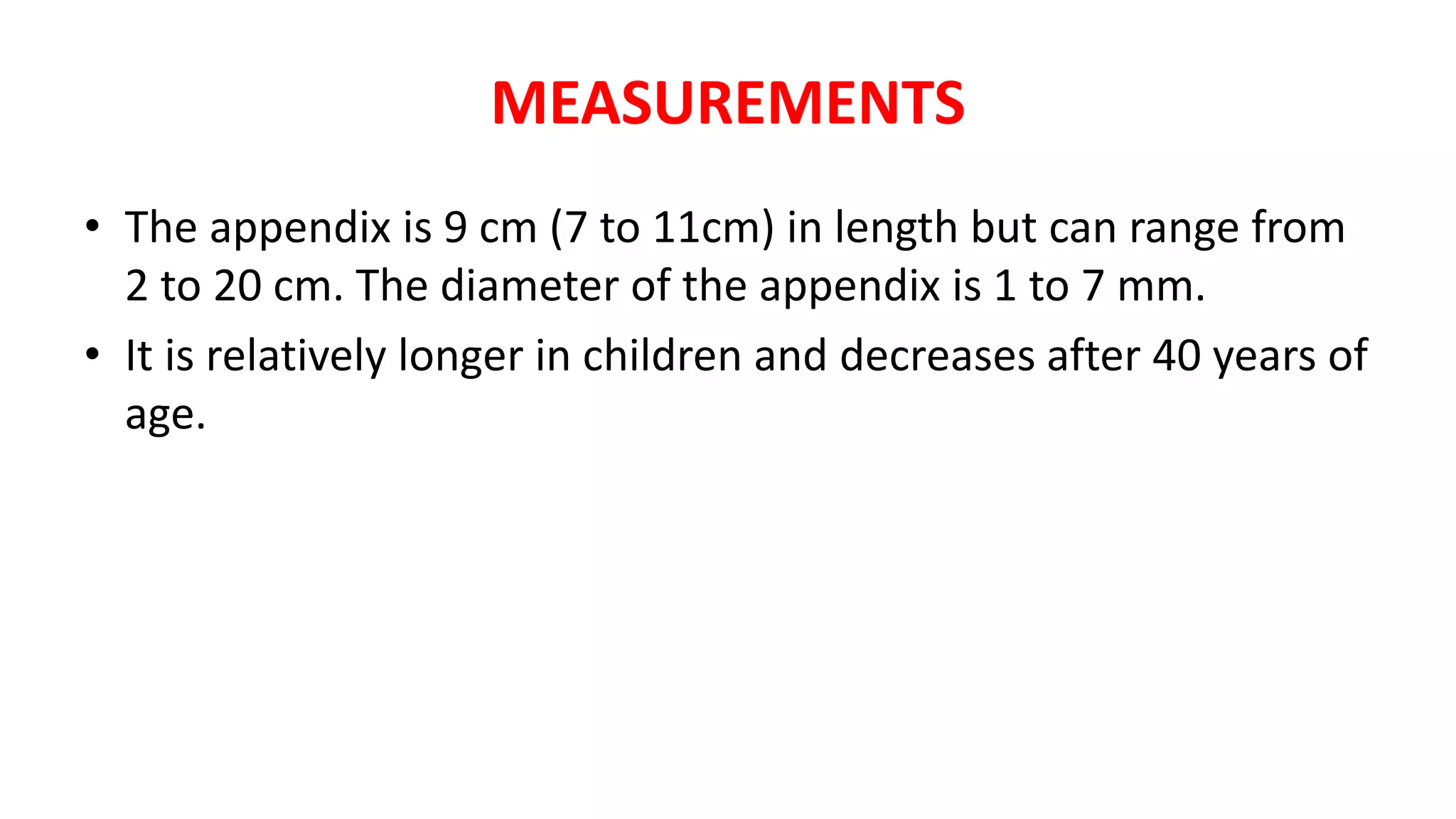 Anatomy of appendix | PPTX