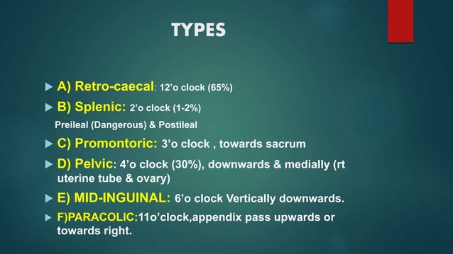 Anatomy of appendix | PPTX | Brain and Nervous System Disorders ...