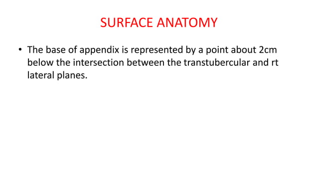 Anatomy of appendix | PPTX | Brain and Nervous System Disorders ...