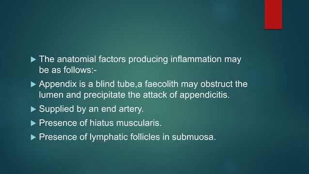 Medical Terms Appendix Location