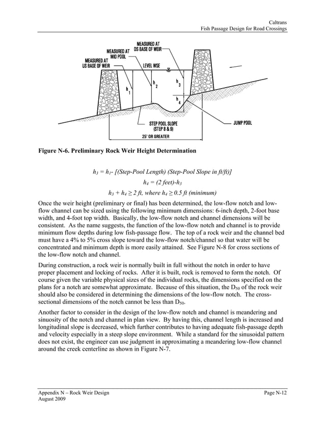 rock weir design | PDF | Canoeing and Kayaking | Extreme Sports