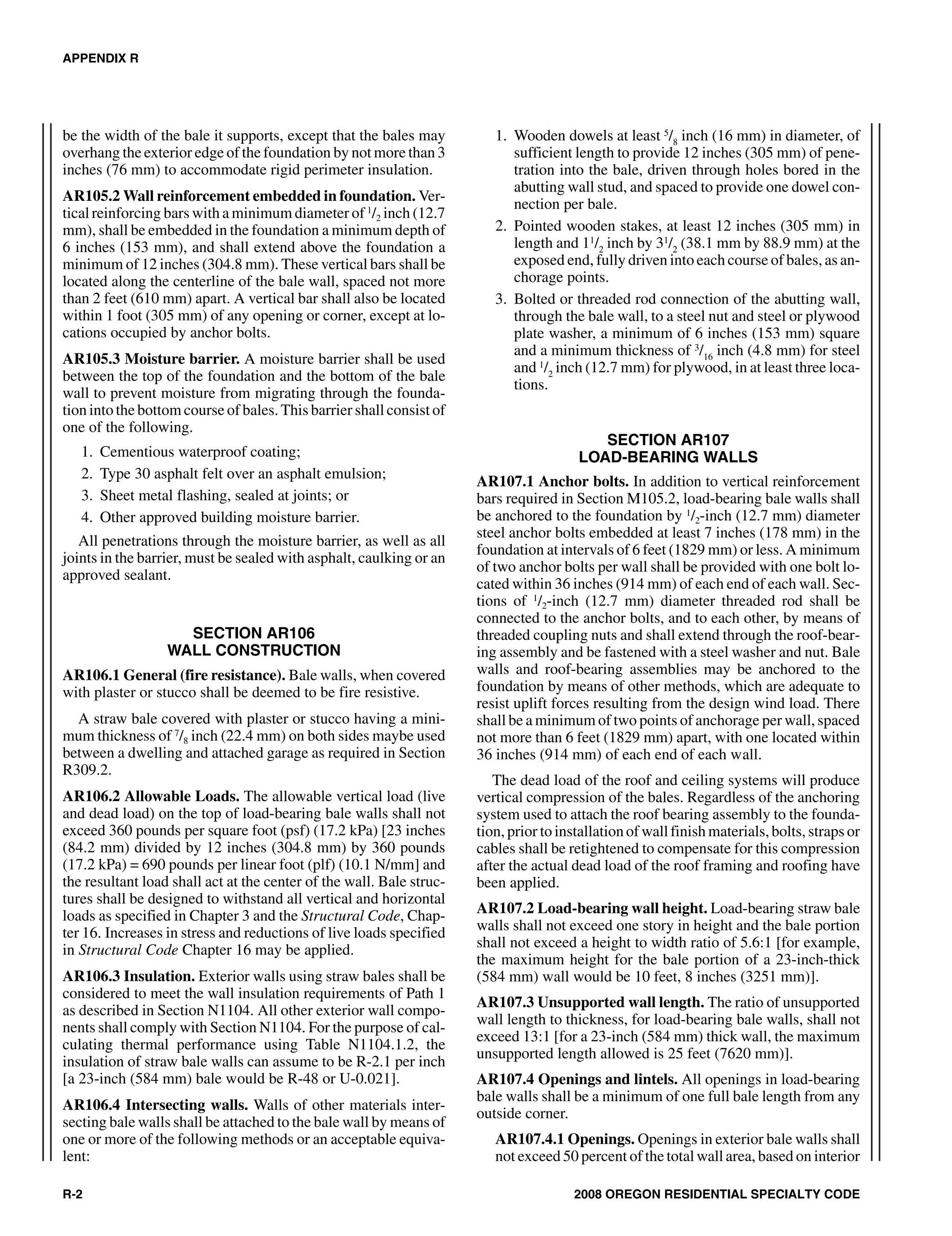 Appendix r straw bale structures | PDF | Woodworking | Arts and Crafts