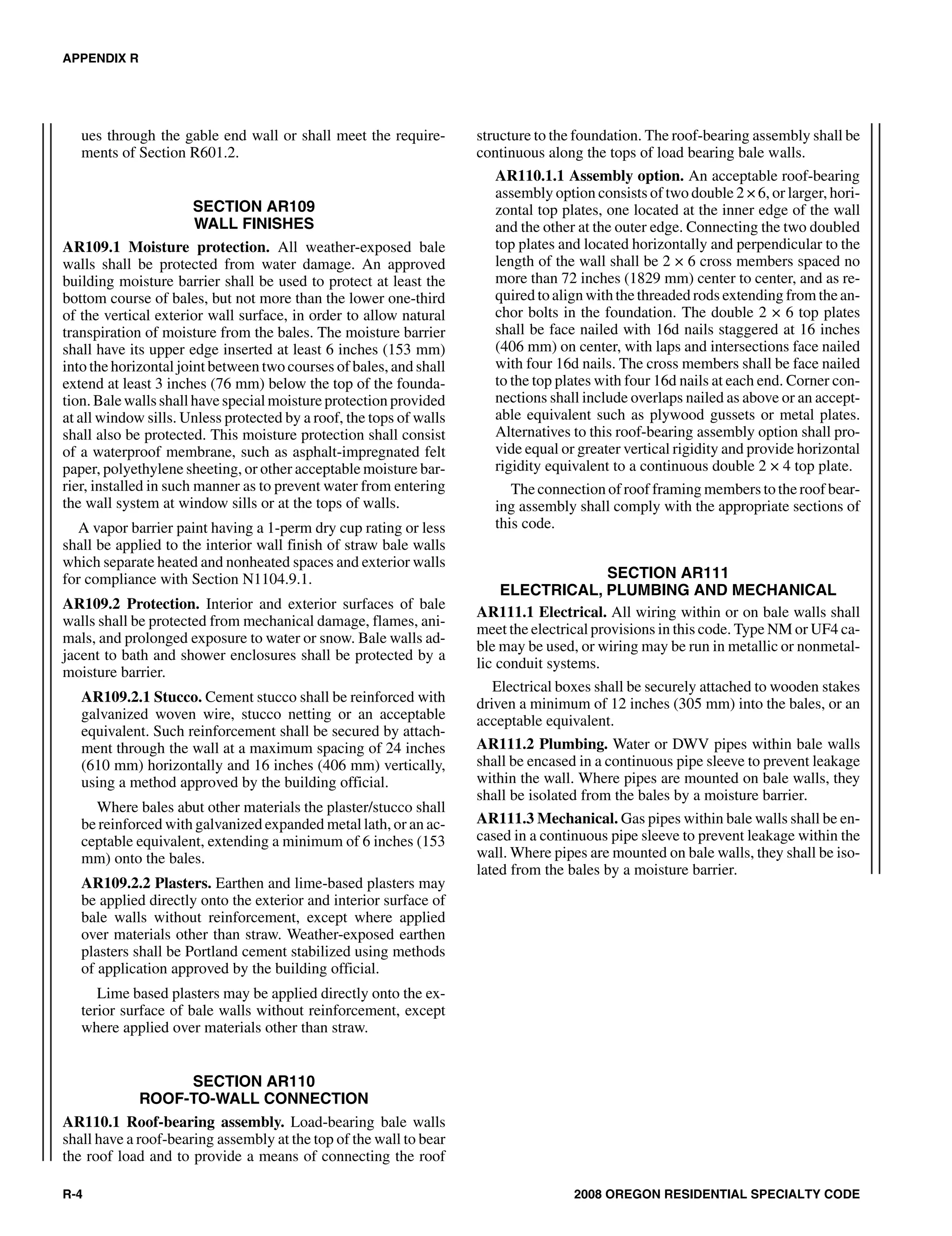 Appendix r straw bale structures | PDF | Woodworking | Arts and Crafts