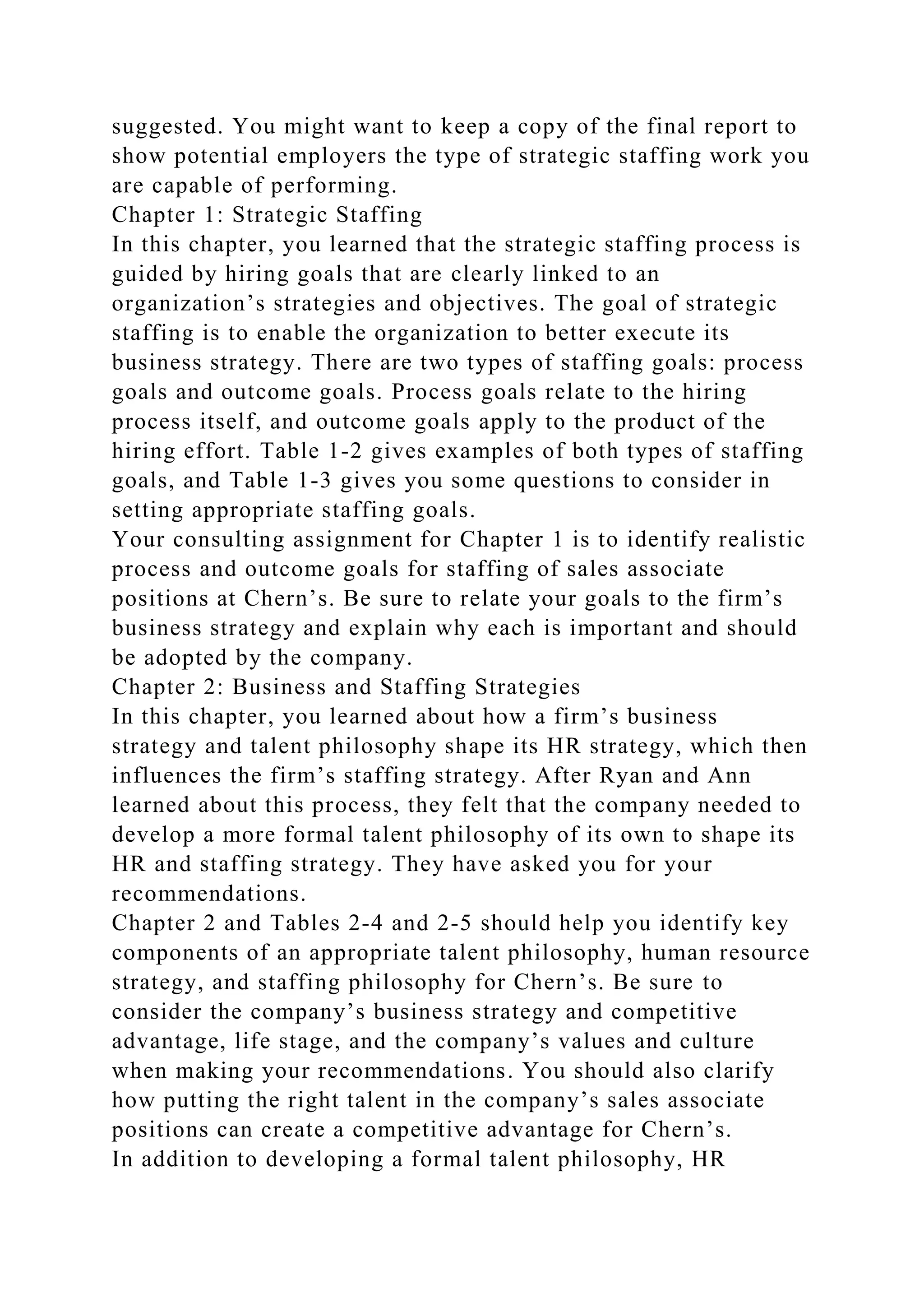 Appendix Strategic Staffing at Chern’s A Case StudyChern’s Comp.docx
