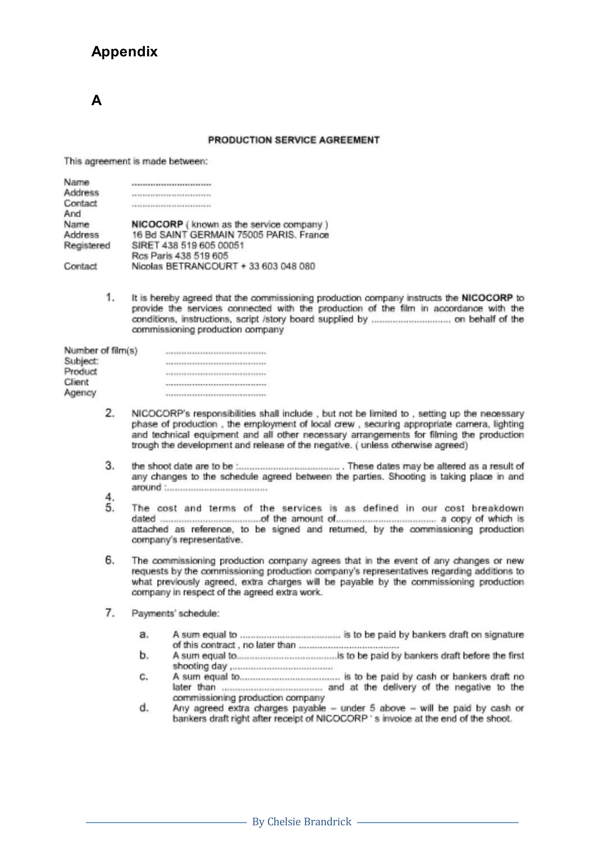 Unit 5 - Task 1 - Report Appendix | DOCX