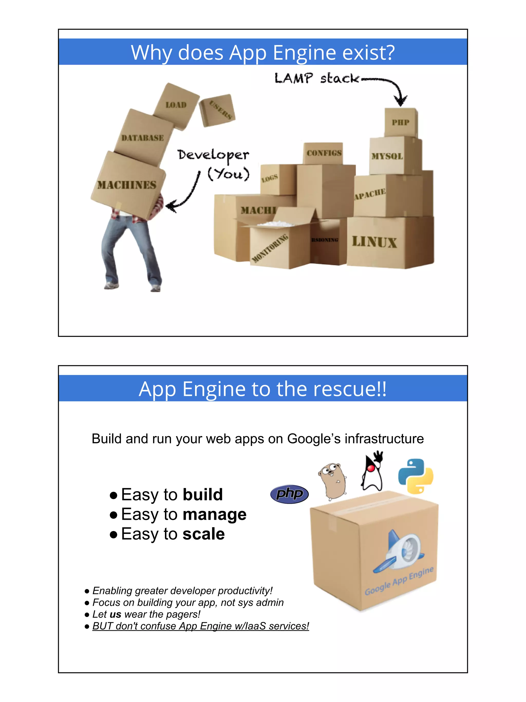 Google App Engine & Cloud Overview (DevFest 2013) | PDF