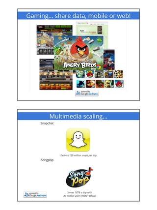 Google App Engine & Cloud Overview (DevFest 2013) | PDF