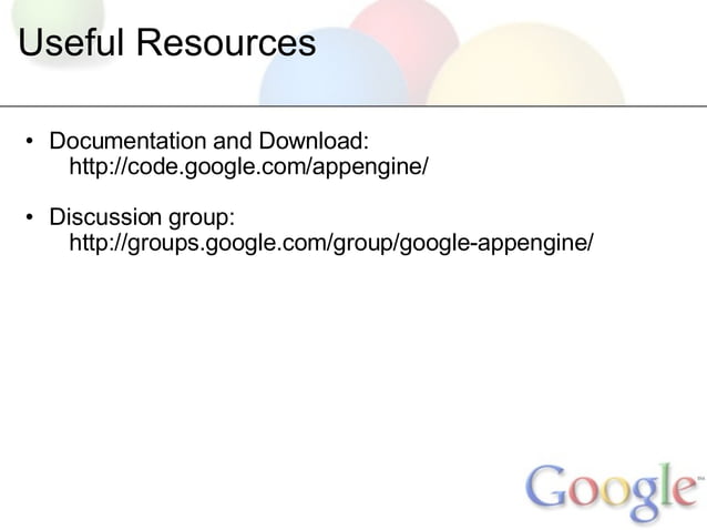 Introduction to Google App Engine | PPT