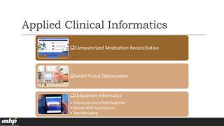 Intro to informatics pharmacist by Linus Lay | PPT