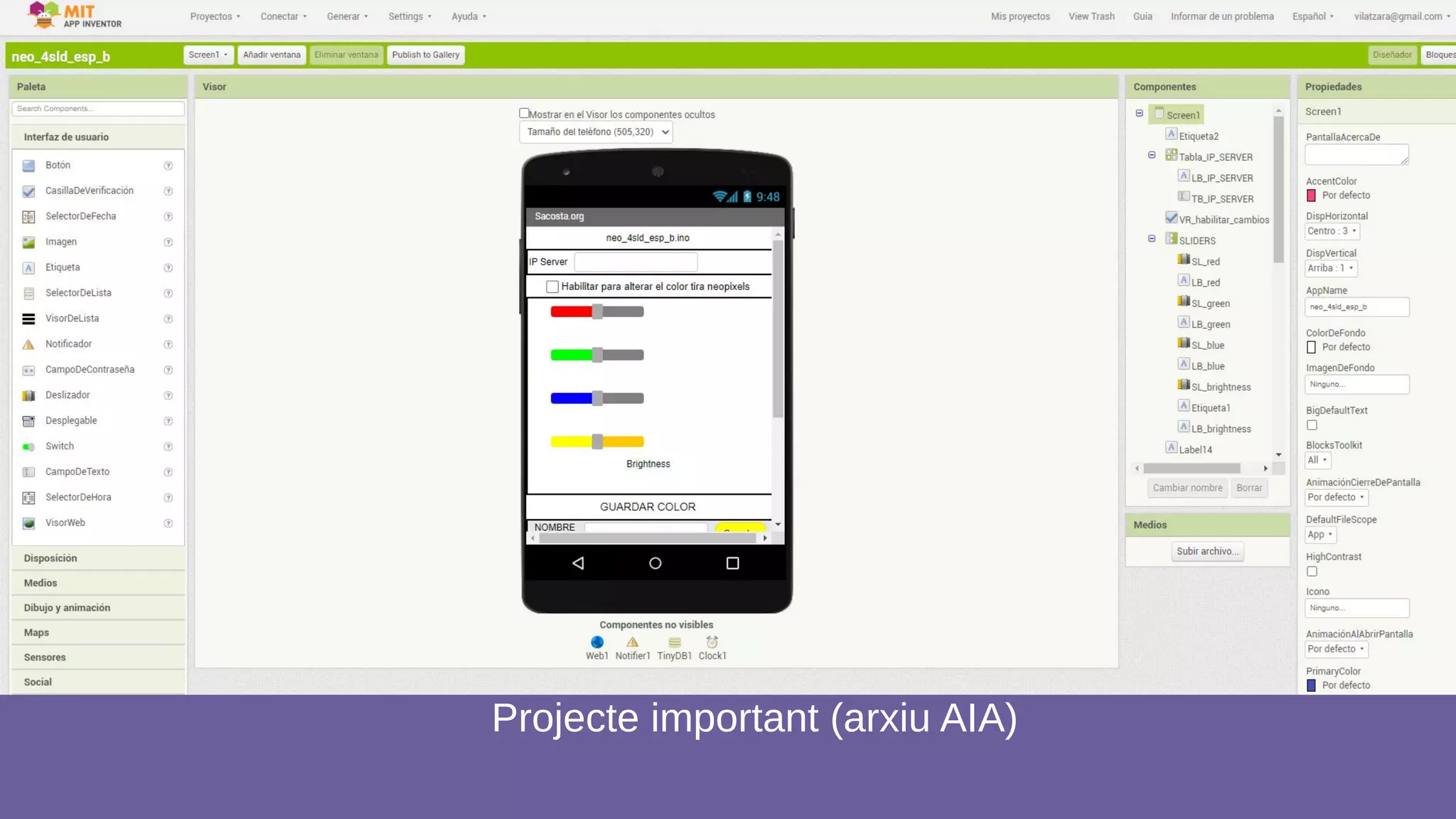 Esp8266 + App Inventor + Neopixels | PPT