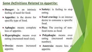 Appetite in Health and Diseases | PPSX