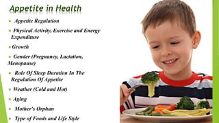 Appetite in Health and Diseases | PPSX
