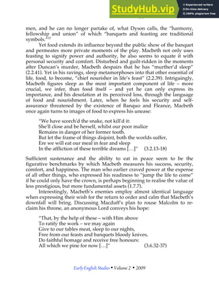 Appetite And Ambition The Influence Of Hunger In Macbeth | PDF ...