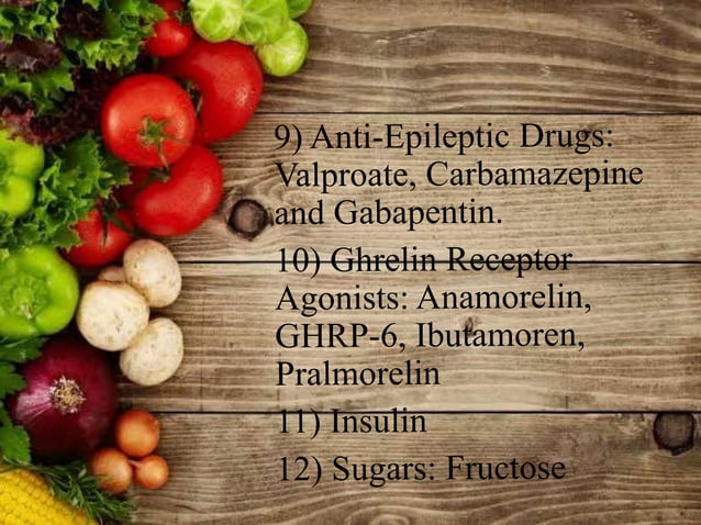 Appetite Stimulant And Suppressants.pptx | Illegal Drugs, Tobacco ...