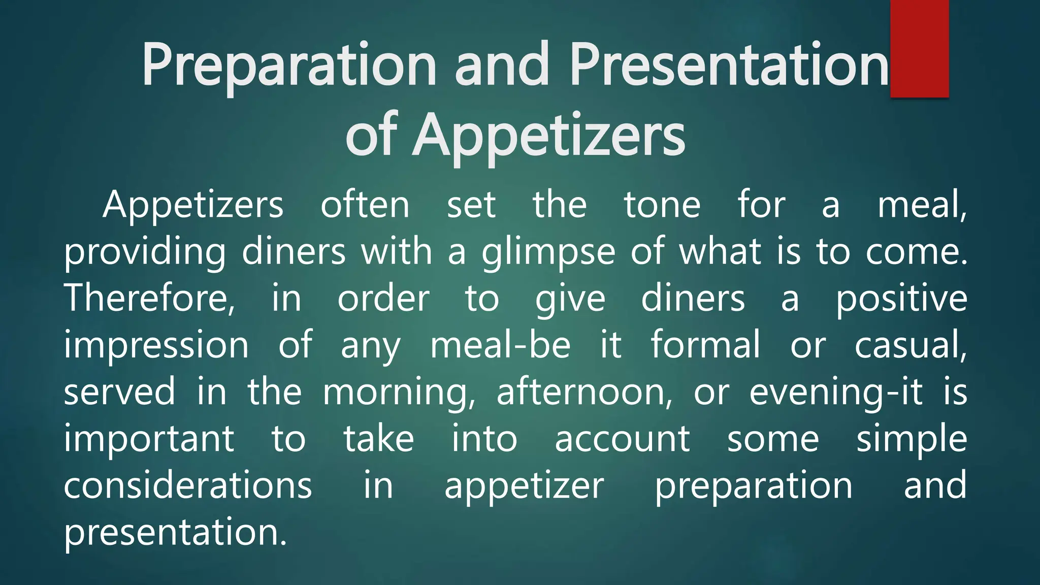 Appetizer powerpoint presentation .pptx