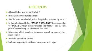 Appetizers | PPTX