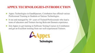 Appex technologies | PPT