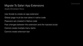 Safari App extensions cleared up | PPT