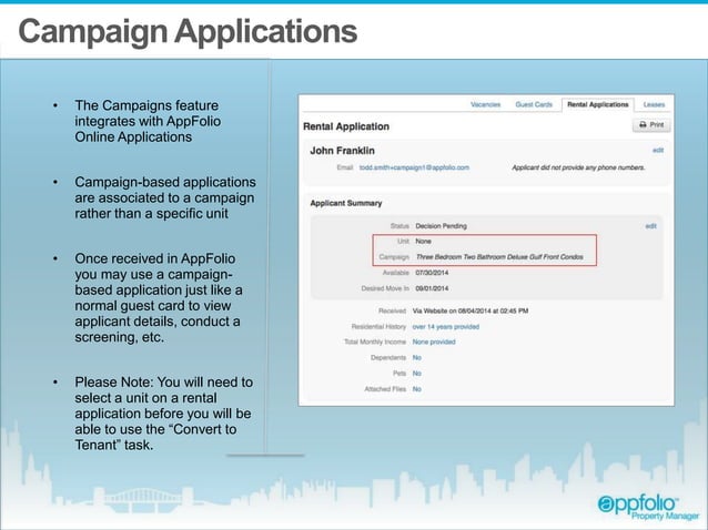 AppFolio Marketing Campaigns - Webinar Recap | PPTX