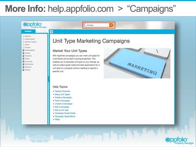 AppFolio Marketing Campaigns - Webinar Recap | PPTX