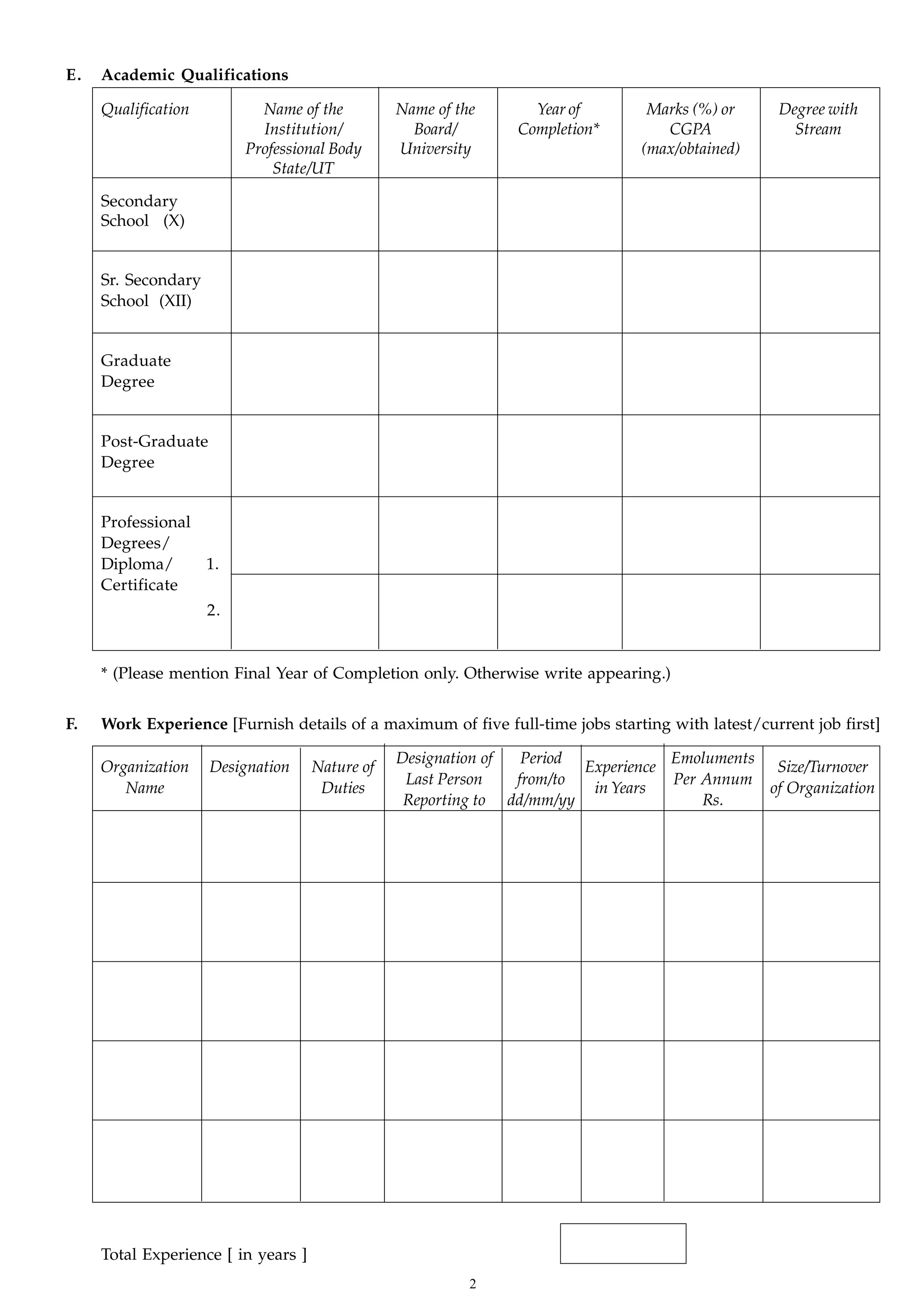NIBM PUNE Application Form | PDF