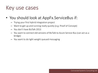 AppFx.ServiceBus - Simple Messaging with Windows Azure Service Bus | PPT
