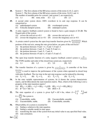 AP PGECET Electrical Engineering 2016 question paper | PDF