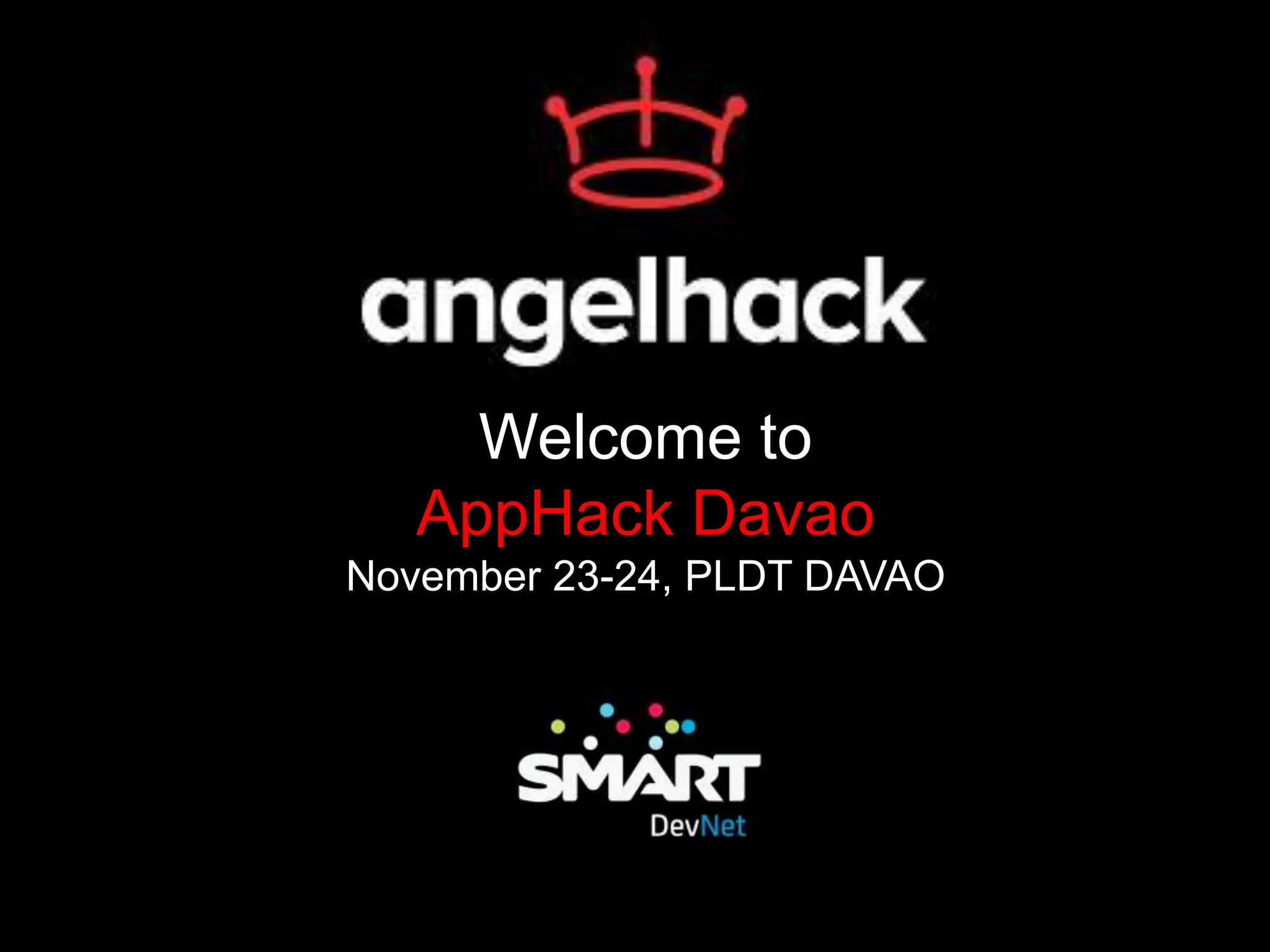 AppHack Davao Welcome Slides | PPTX