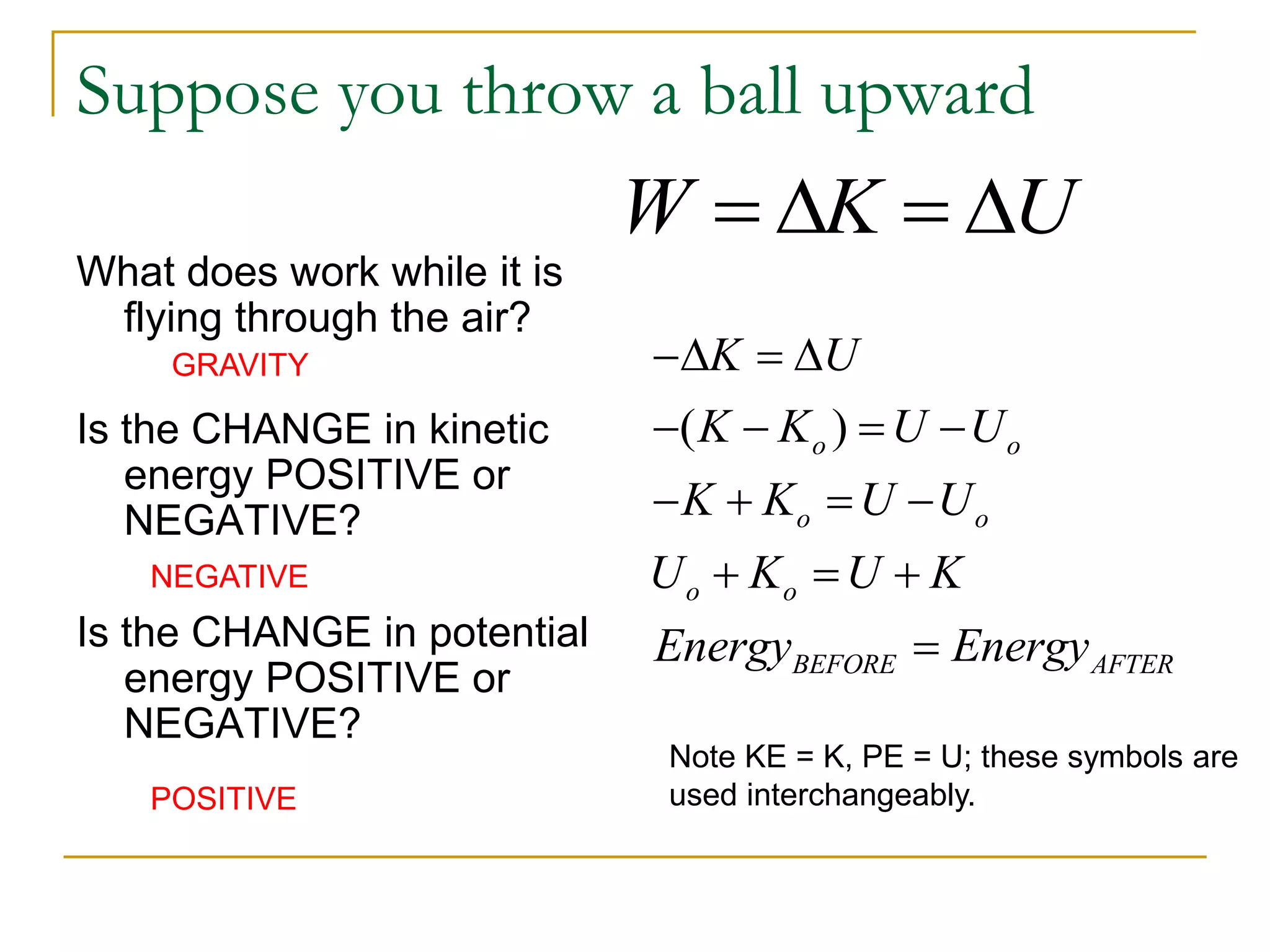 Physics 1 Ch 5 Work and Energy | PPT