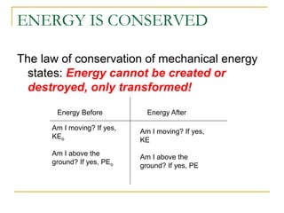 Physics 1 Ch 5 Work and Energy | PPT