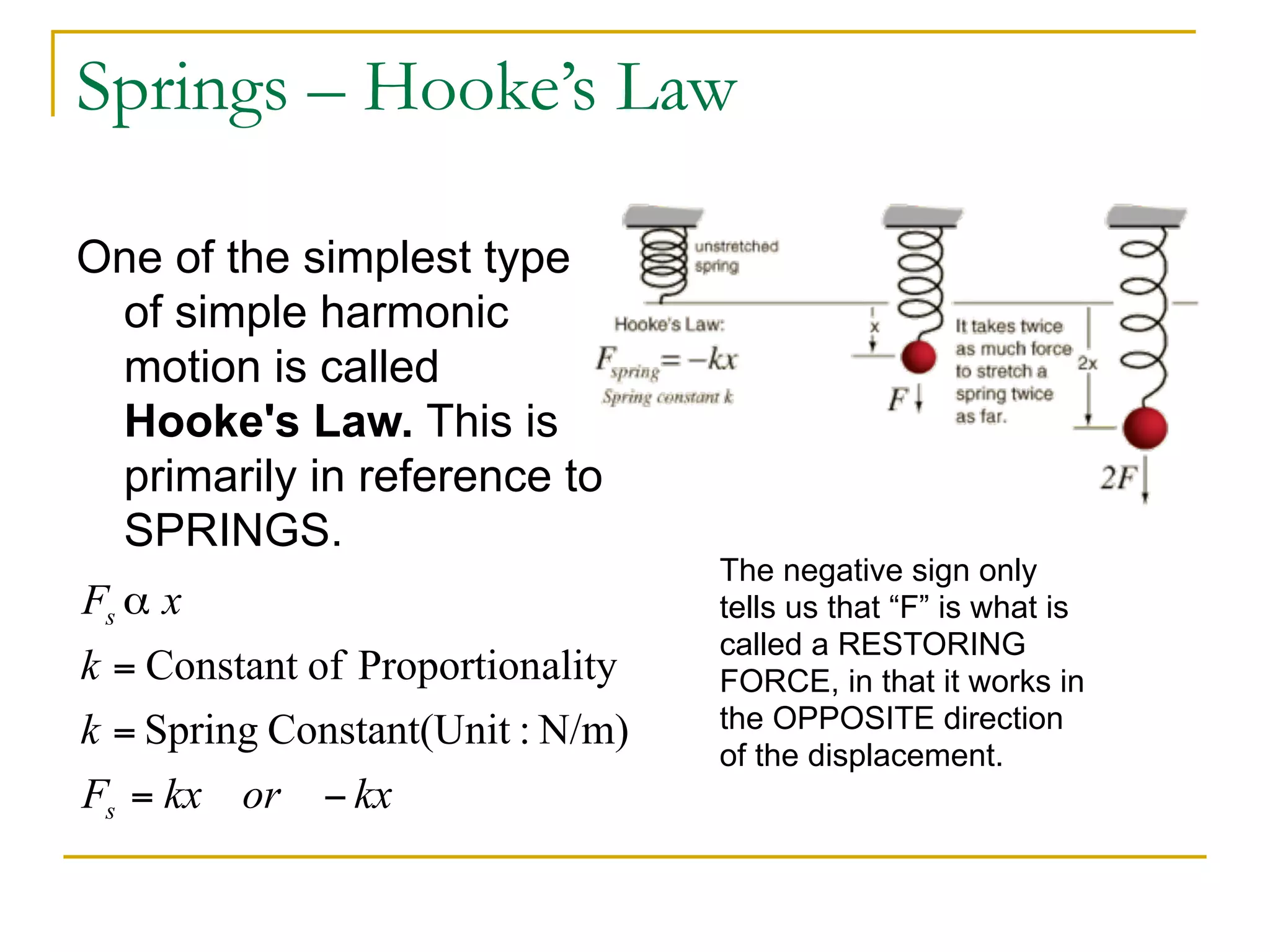 Simple Harmonic Motion | PDF