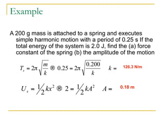 Simple Harmonic Motion | PDF