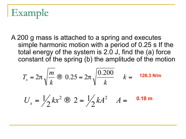 Simple Harmonic Motion | PDF