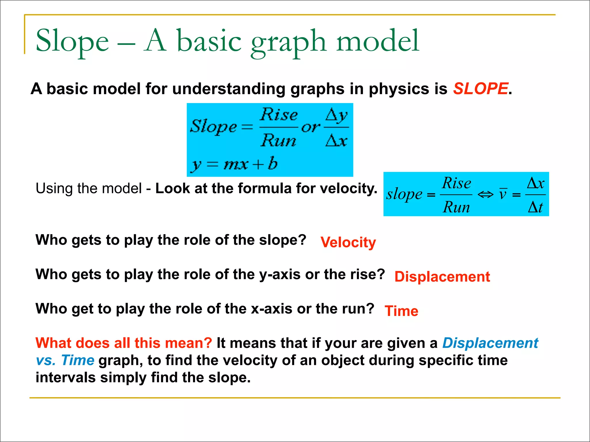 Ap physics 12_-_graphical_analysis_of_motion | PDF