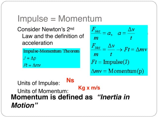 AP Physics 1&2 Impulse and Momentum | PPT