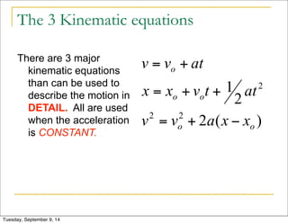 Ap physics 12_-_kinematics | PDF