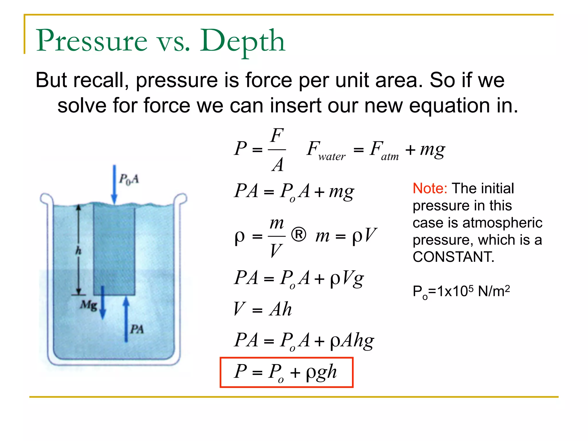 AP Physics 2 - Hydrostatics | PDF | Physics | Science