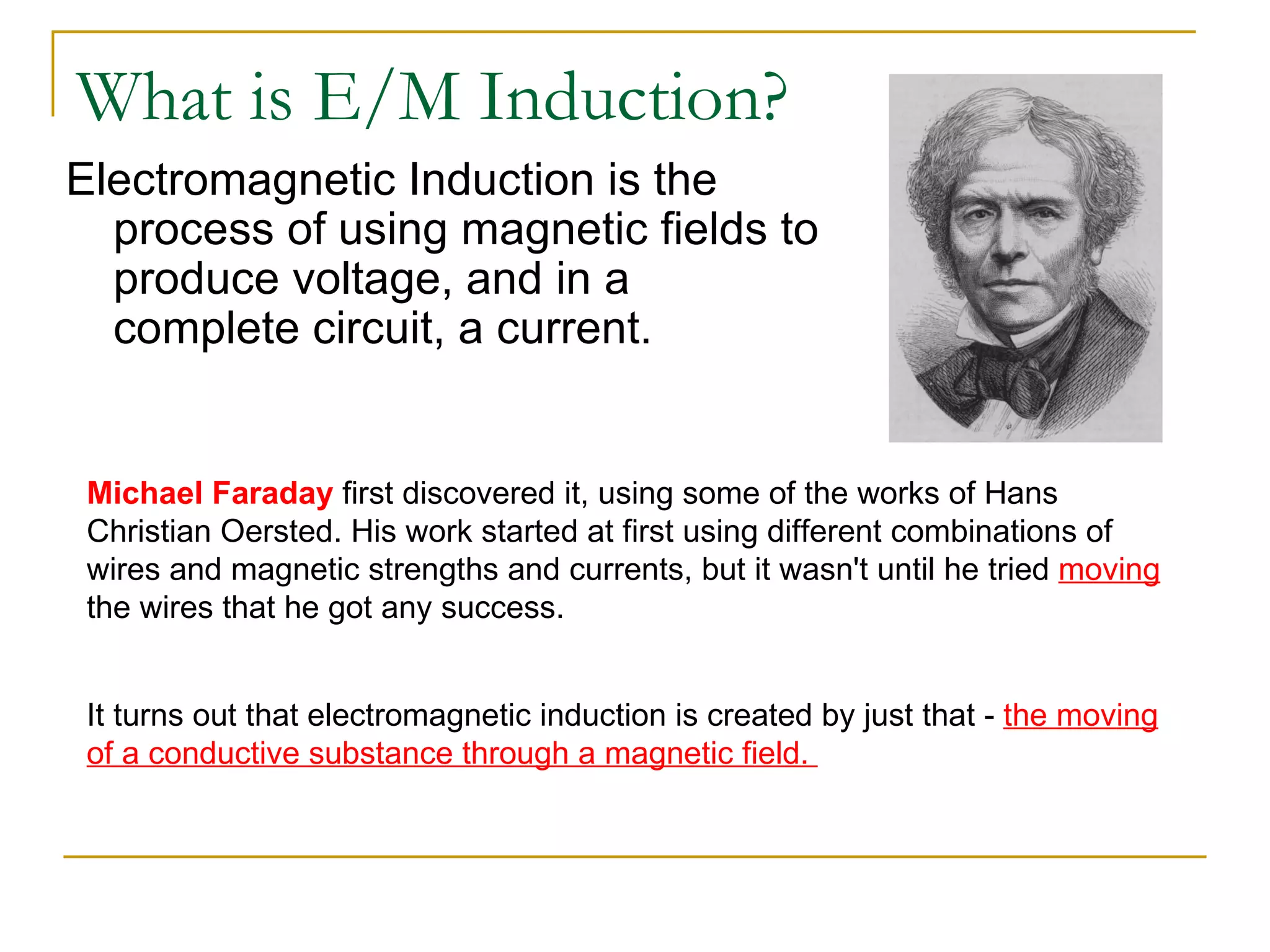 AP Physics B Electromagnetic Induction | PPT