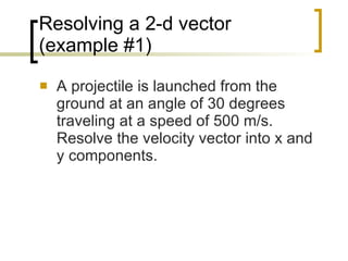 Ap Physics C Mathematical Concepts Vectors | PPT