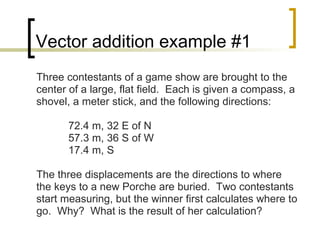 Ap Physics C Mathematical Concepts Vectors | PPT