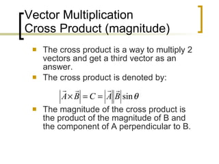 Ap Physics C Mathematical Concepts Vectors | PPT