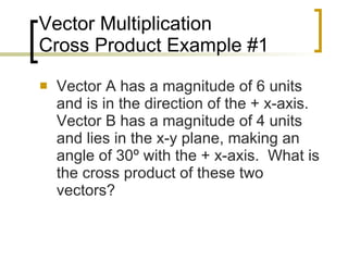 Ap Physics C Mathematical Concepts Vectors | PPT