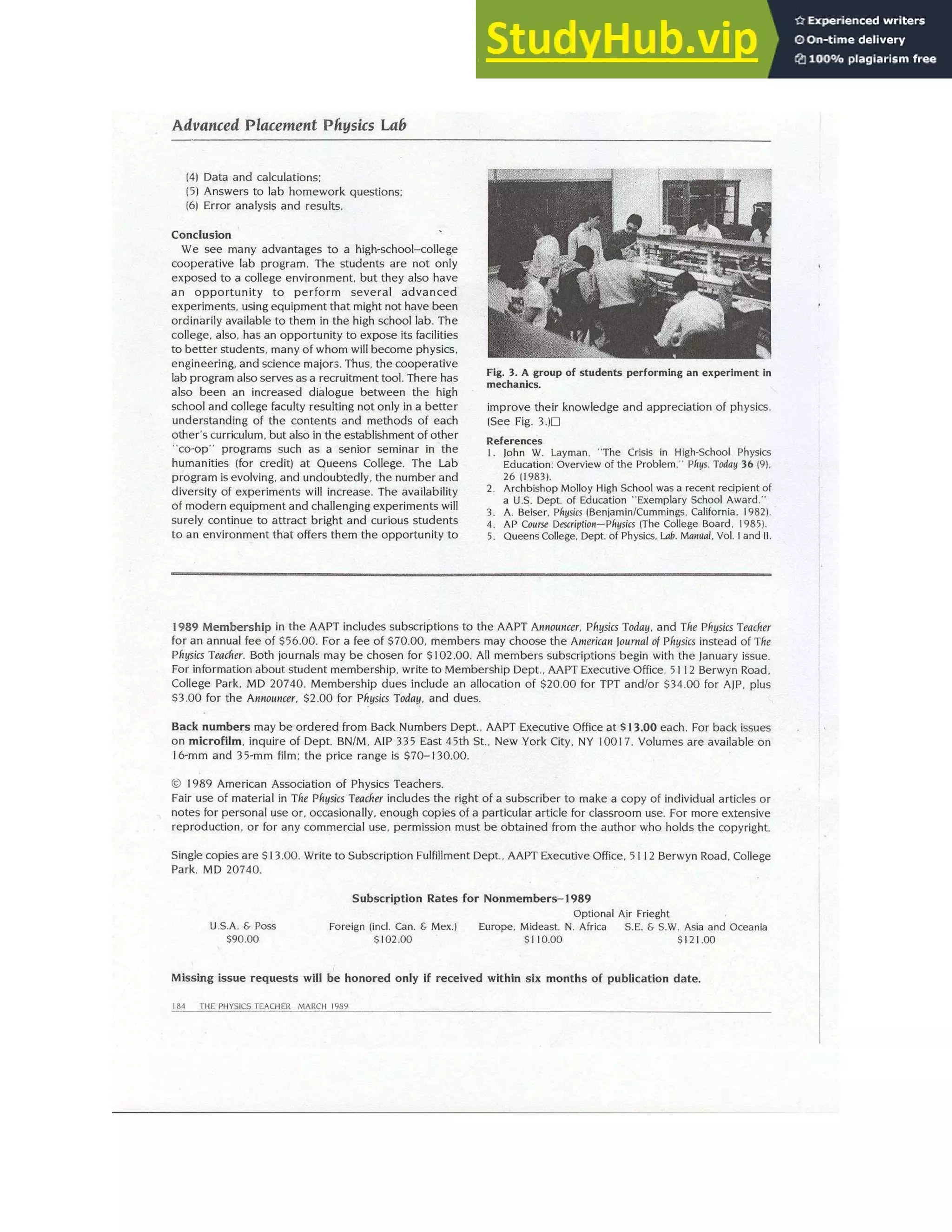 AP Physics Lab | PDF