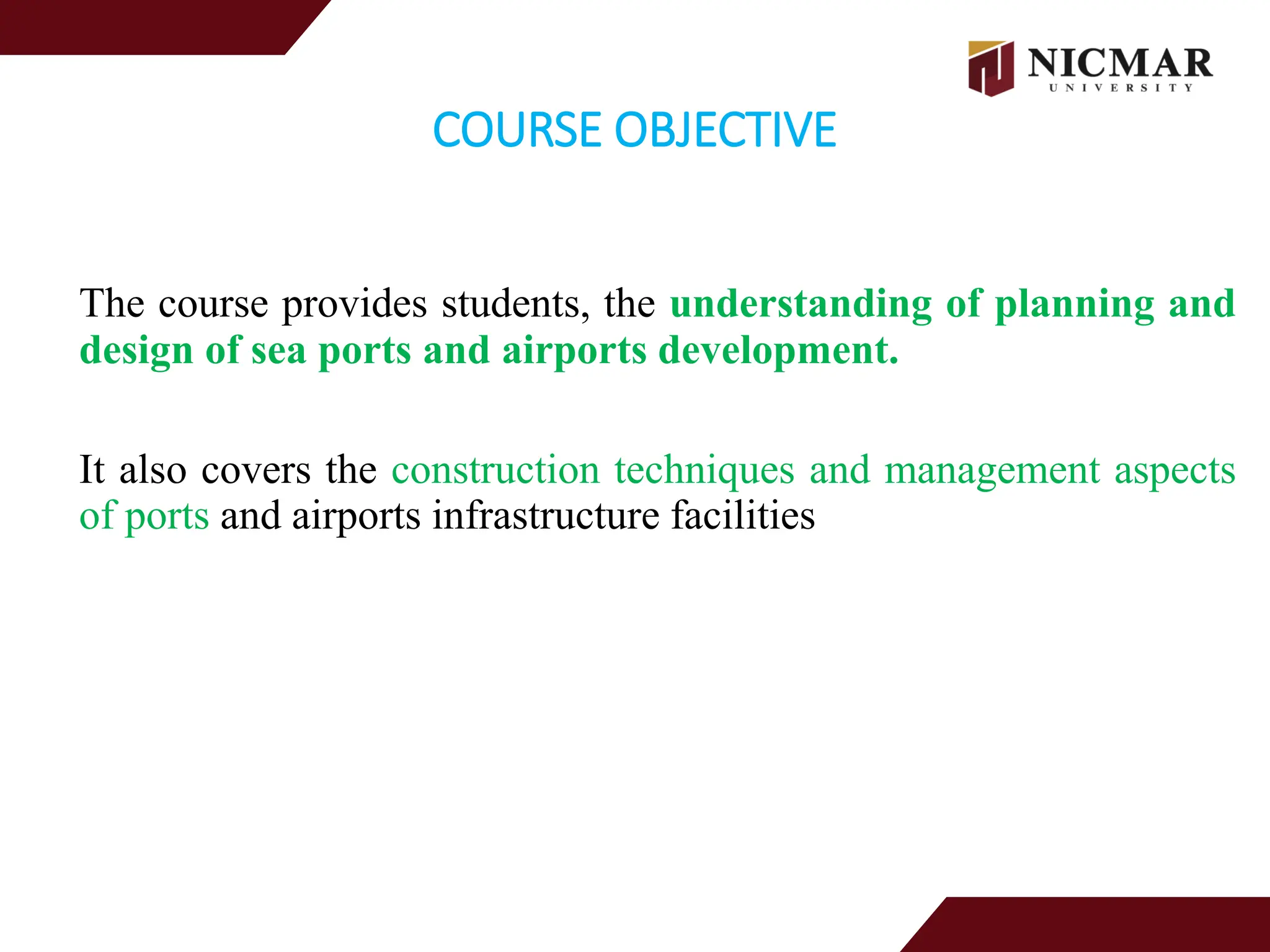 Port characteristic and their elements , port capacity and types of ...