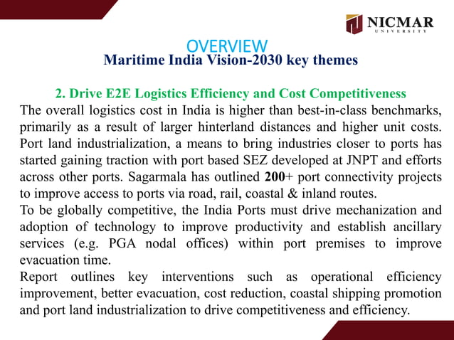 Port characteristic and their elements , port capacity and types of ...