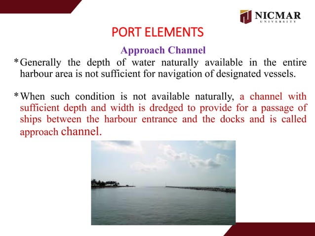 Port characteristic and their elements , port capacity and types of ...