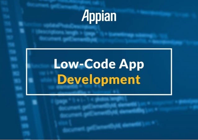 Low-Code App Development