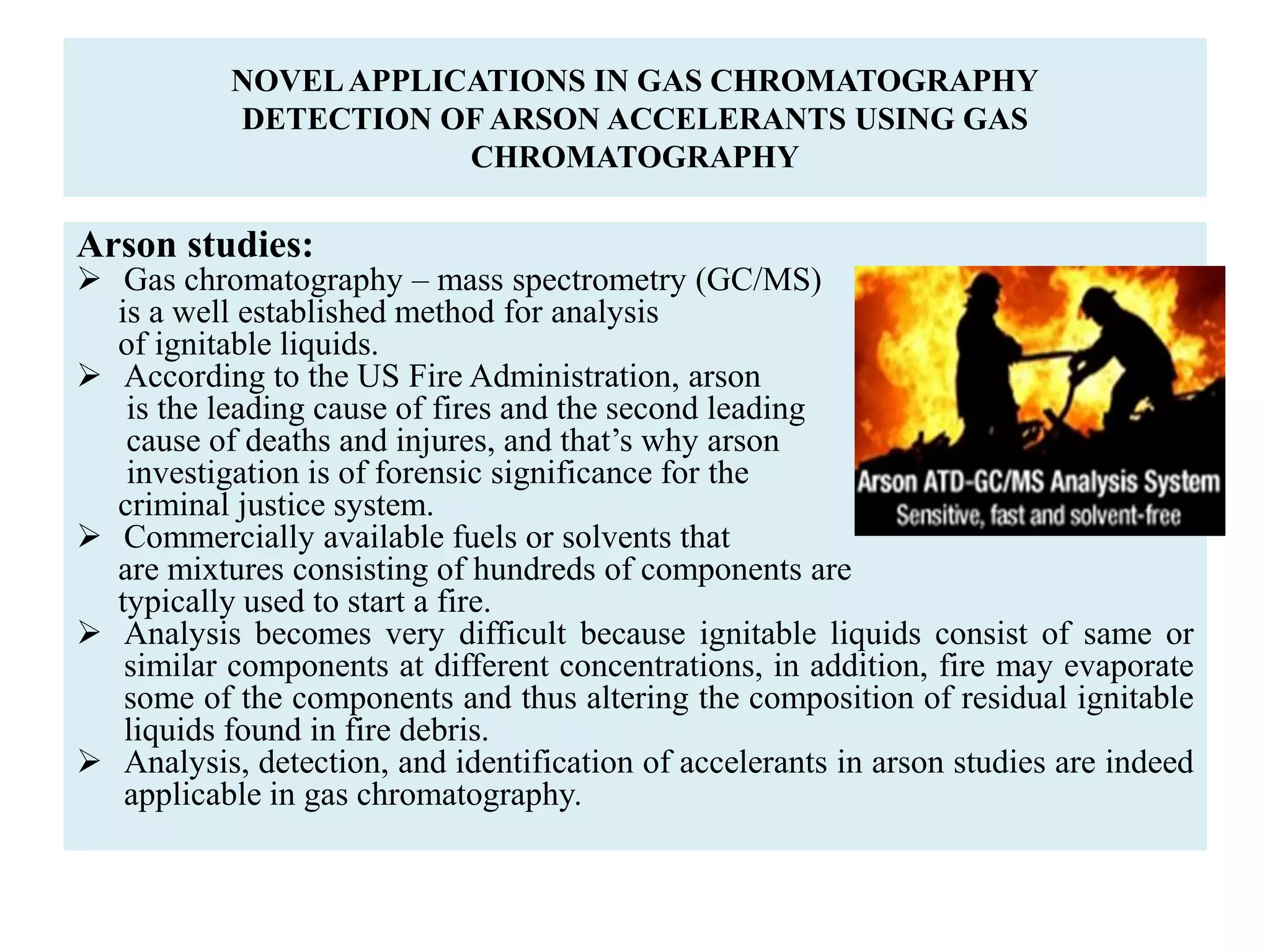 APPLICATIONS OF GAS CHROMATOGRAPHY [APPLICATIONS OF GC] BY Prof. Dr. P.RAVISANKAR. | PPTX ...